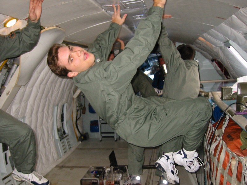 Vomit Comet Nasa Diving Down